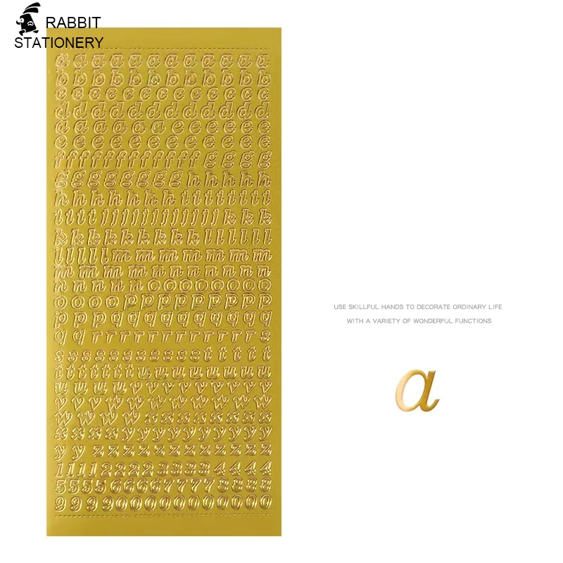 Jual STIKER HURUF 1PCS CUTE ALPHABET STICKER SET DECO DIY PLANNER ...