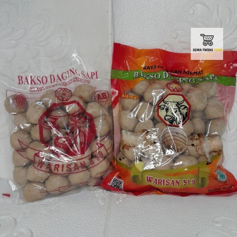 Jual Bakso WARISAN 319 AB URAT ISI 50 - Baso DAGING SAPI (GOJEK GRAB ...