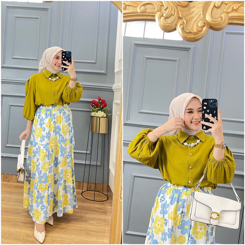 Jual ONE SET ROK ZARA TERBARU/SETELAN BAJU DAN ROK WANITA TERBARI ...