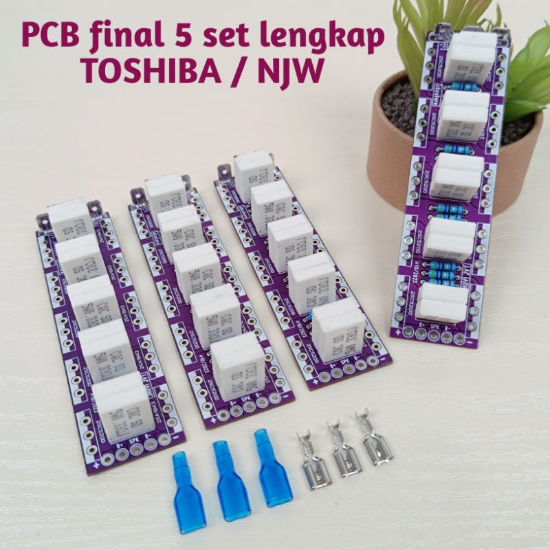Jual PCB TRANSISTOR FINAL 5 SET LENGKAP TOSHIBA & NJW | Shopee Indonesia
