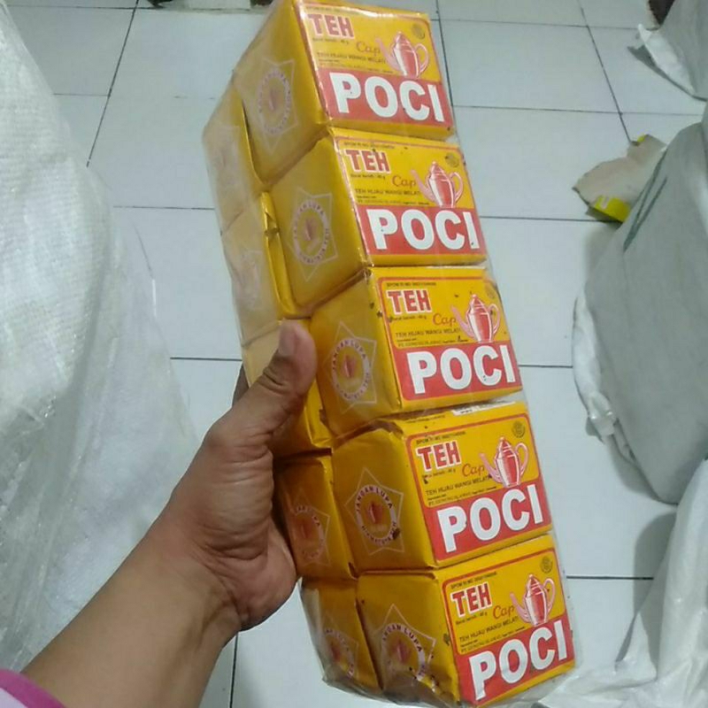 Jual Teh Poci kuning 1 slop ,40gr x 10 bungkus | Shopee Indonesia