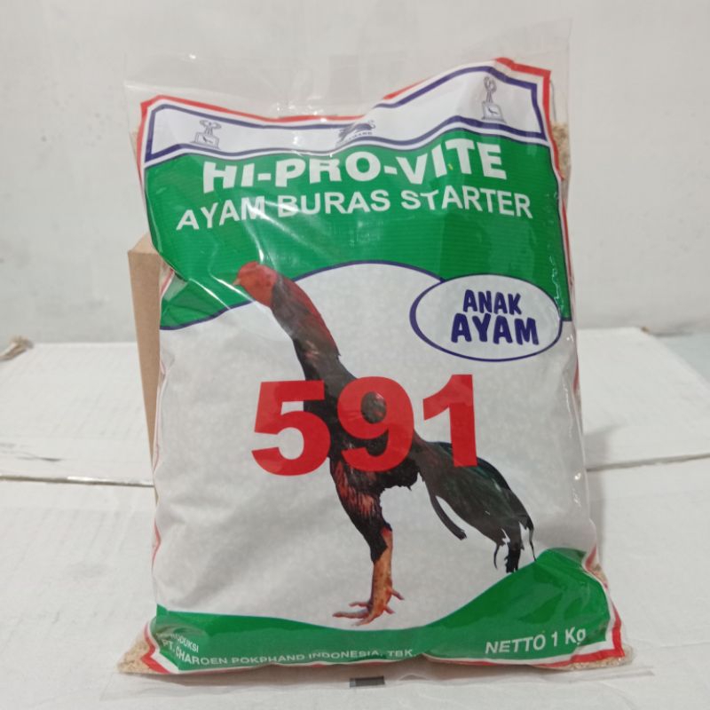 Jual Pakan Anak Ayam Jago Hi Pro Vite 591 kemasan 1kg | Shopee Indonesia