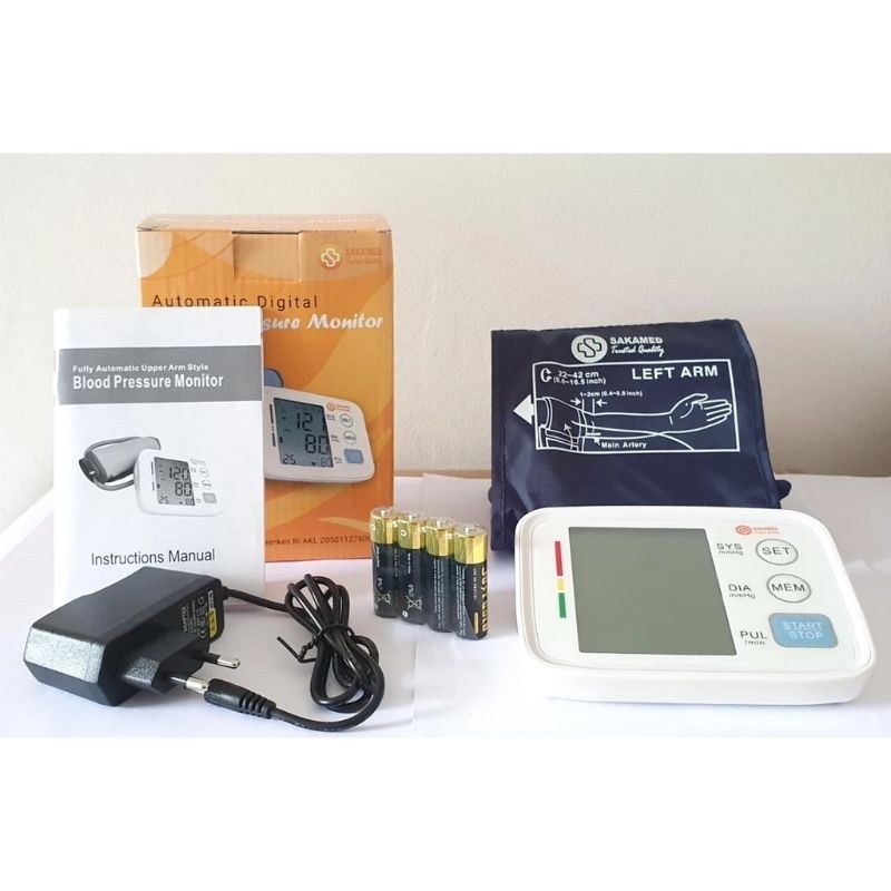 Jual TENSIMETER DIGITAL MERK SAKAMED / Alat Ukur Tekanan Darah | Shopee ...