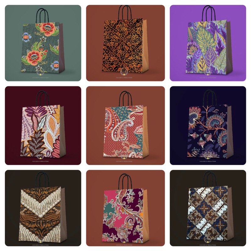 Jual Paperbag Custom Batik Tas Kado Goodie Bag Hampers Semoga berkenan ...