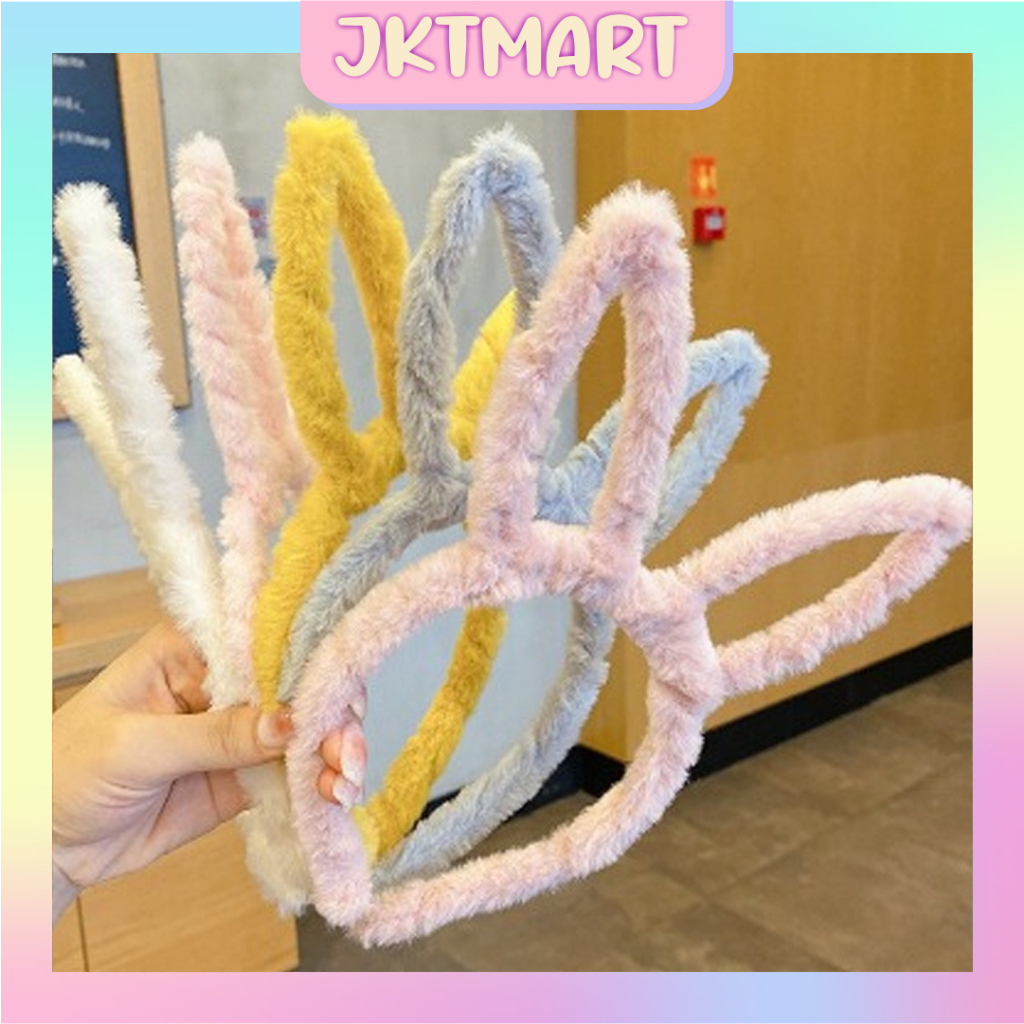 Jual ⭐ JKTMART ⭐ BANDO LUCU KARAKTER HEWAN BULU HALUS BONDU MOTIF ...