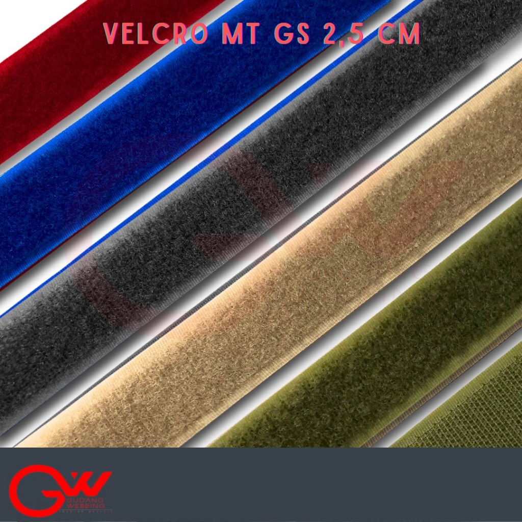 Jual MAGIC TAPE / PREPET WARNA / VELCRO 2,5 CM / MT GS 2,5 CM ECERAN ...