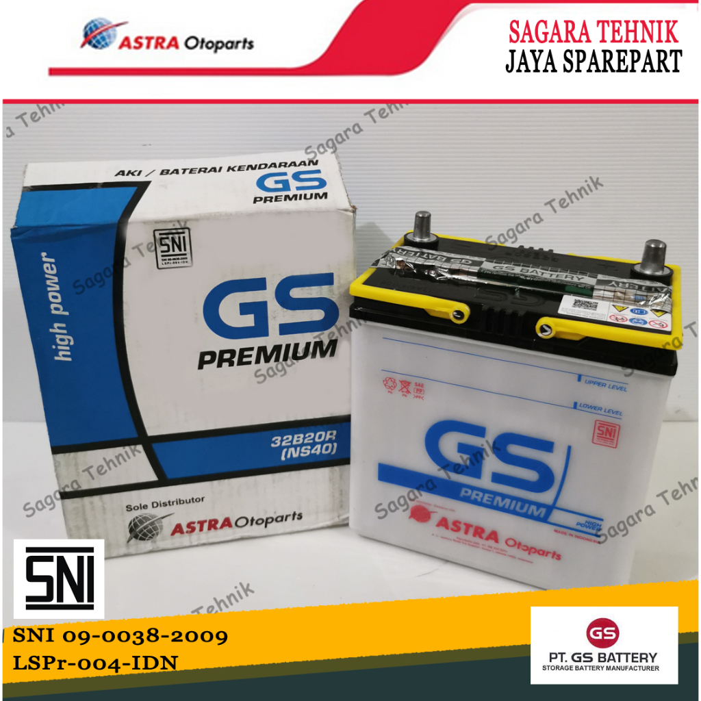 Jual GS ASTRA PREMIUM Basah NS40 Carry Futura Avanza Xenia Rush Grand Max Luxio Terios ORIGINAL ...