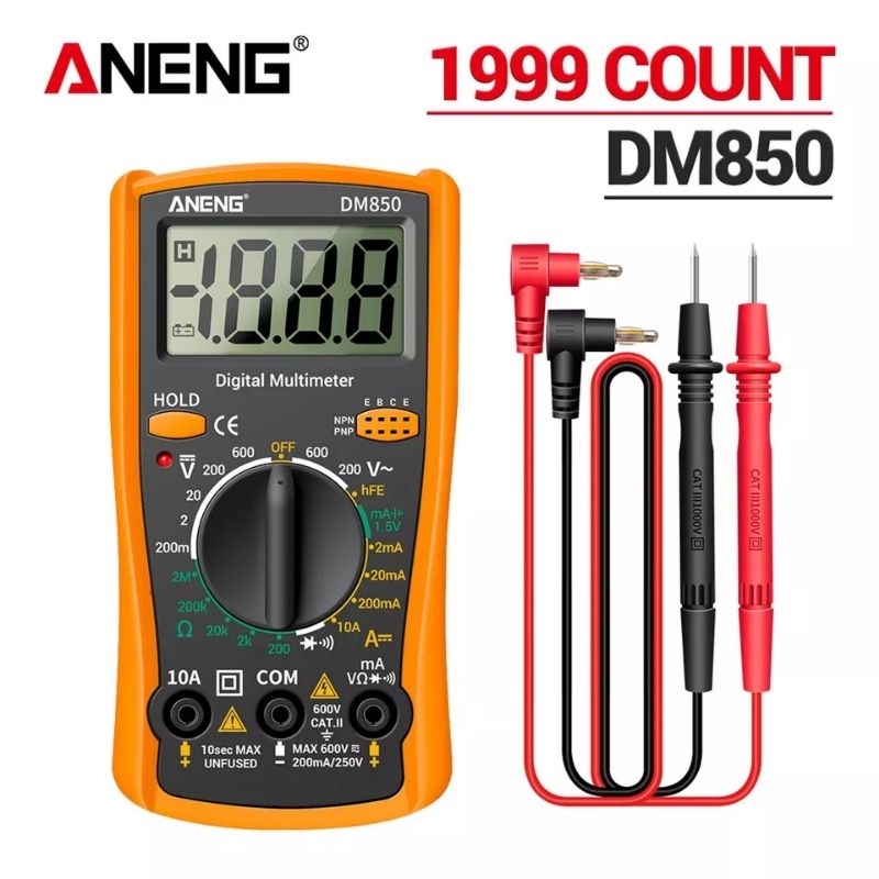 Jual ANENG DM850 Multimeter Multitester Avo Meter Digital With Buzzer ...