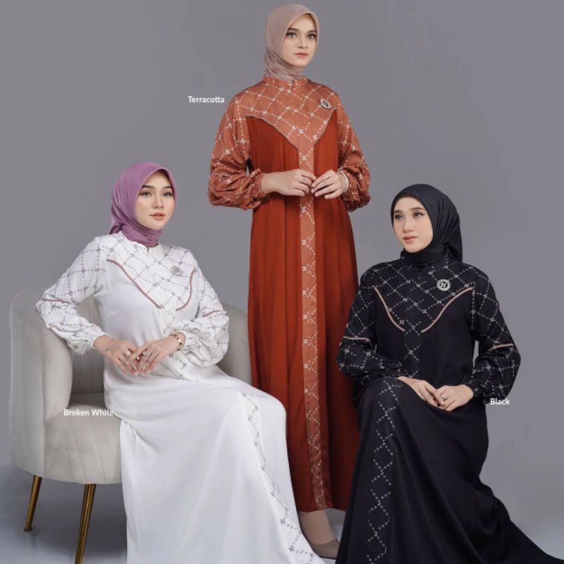 Jual DR131| SHEVVA DRESS / FEMEE DRESS by Nadheera Luxury [NEW - ND Plain Series] Gamis Nadheera ...