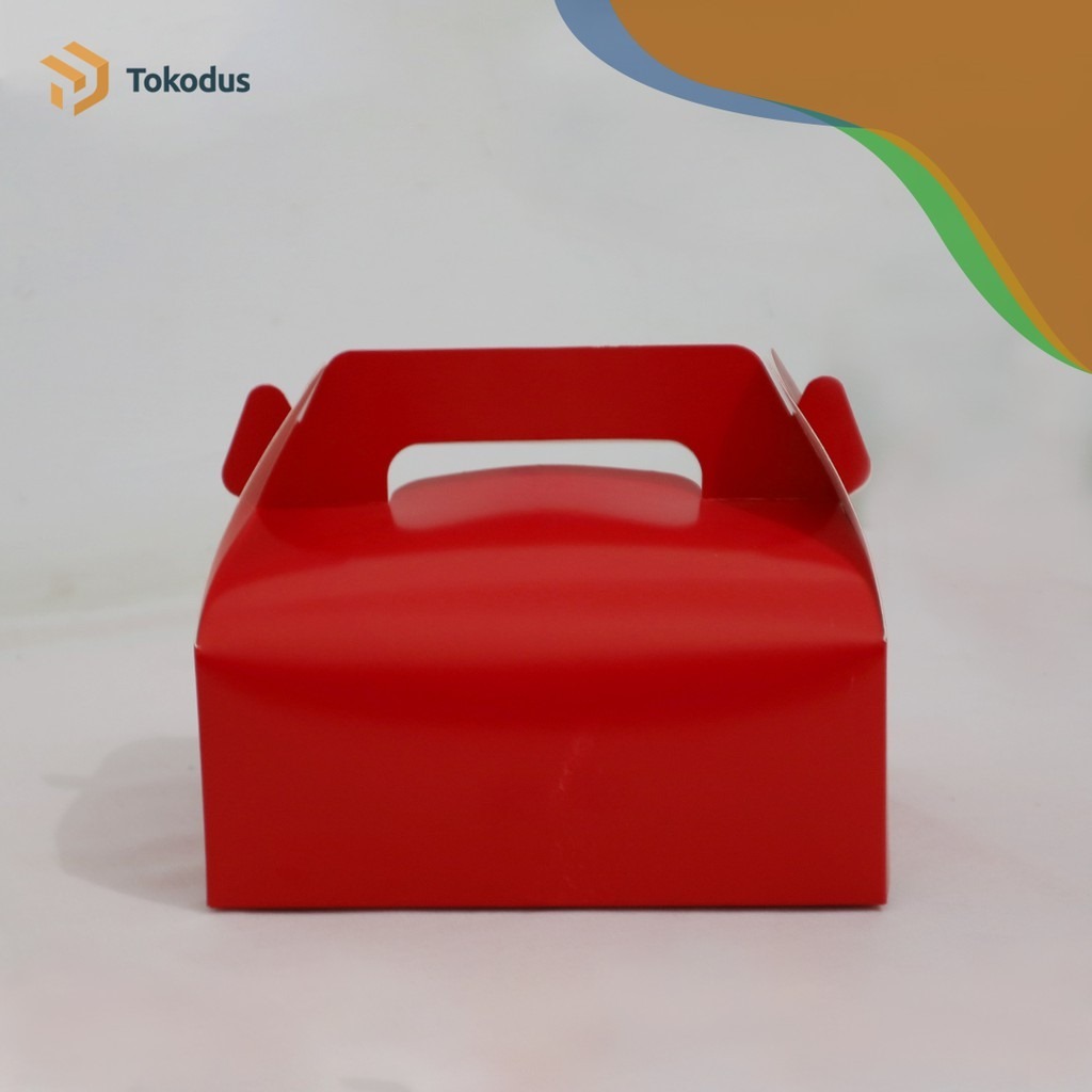 Jual Gable Box/Box Jingjing 20x15x8 cm Ivory Mrah Roti Dus Kue Kering ...