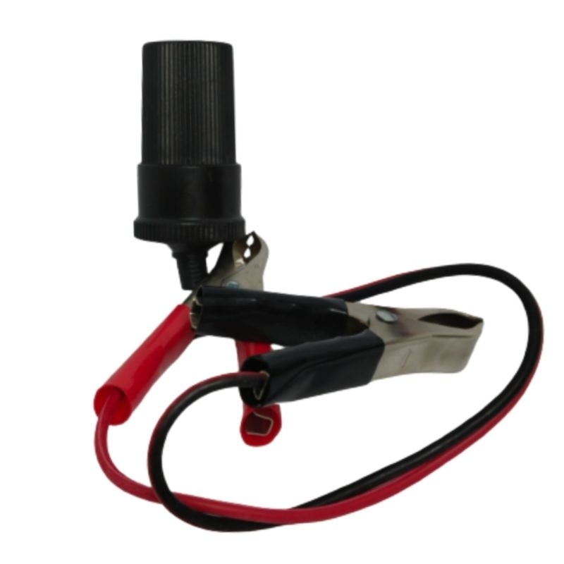 Jual Terminal Clip-On Aki Mobil Cigarette Plug Power Socket Universal ...
