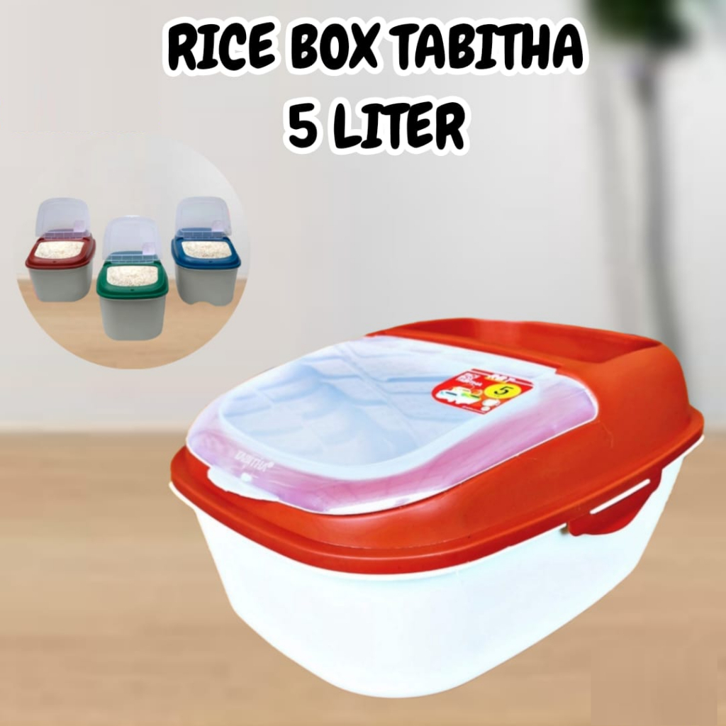 Jual Rice Box Tabitha Ukuran 10 Liter Dan 5 Liter / BOX Tempat ...