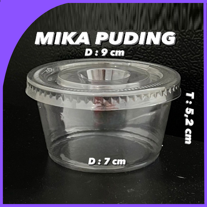 Jual MIKA PUDING PUYO 240 ML 50 PCS / CUP PUDDING / KOTAK PUDING PUYO ...