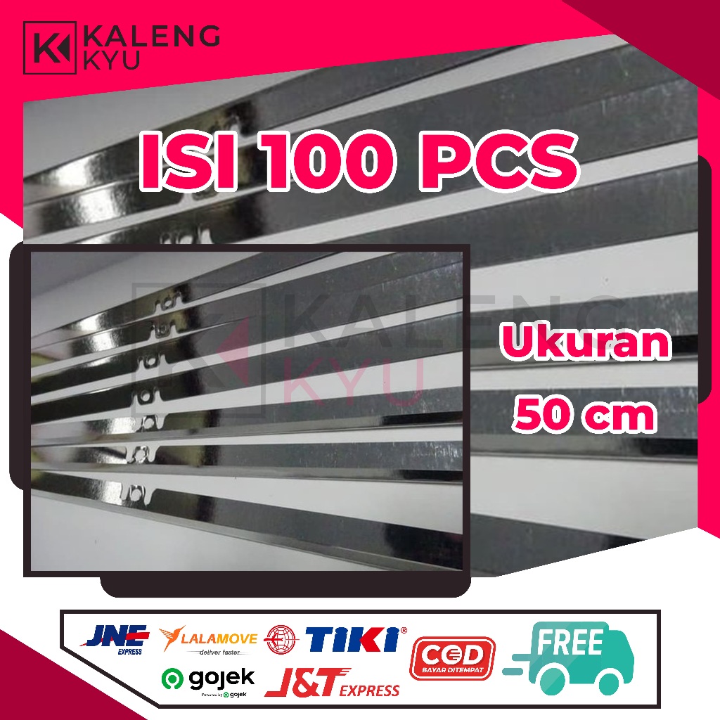 Jual KLEM KALENDER UKURAN 50cm / ISI 100 PCS / SENG KLEM / KLEP ...