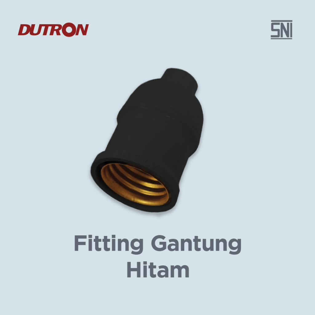 Jual DUTRON Fitting Gantung Hitam | Shopee Indonesia