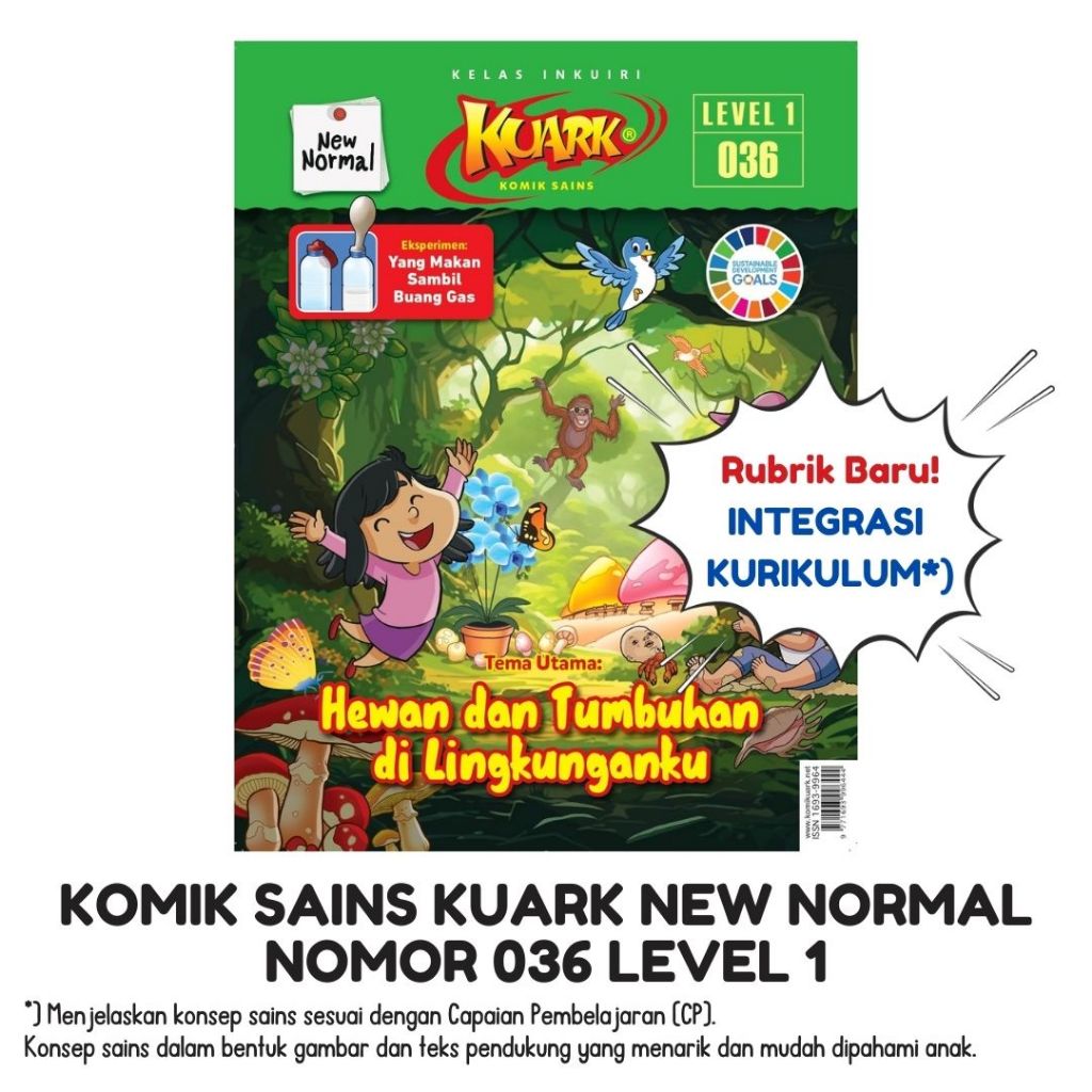Jual KUARK Komik Sains Level I Nomor 036 New Normal MATERI OSK 2024 | Shopee Indonesia