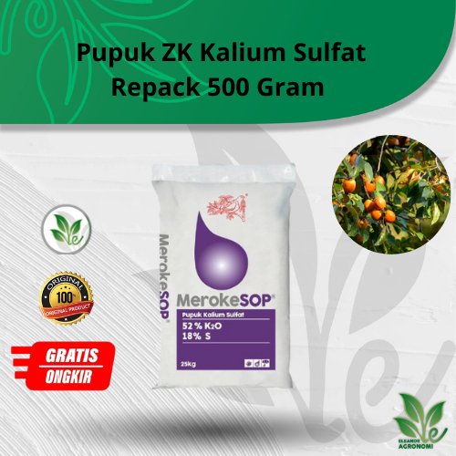 Jual Pupuk ZK Kalium Sulfat 500 Gram Setara Meroke SOP | Shopee Indonesia