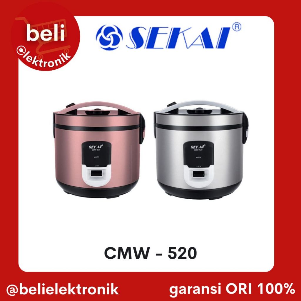Jual SEKAI Rice Cooker Magic Com Penanak Nasi 3 in 1 Anti Lengket CMW ...