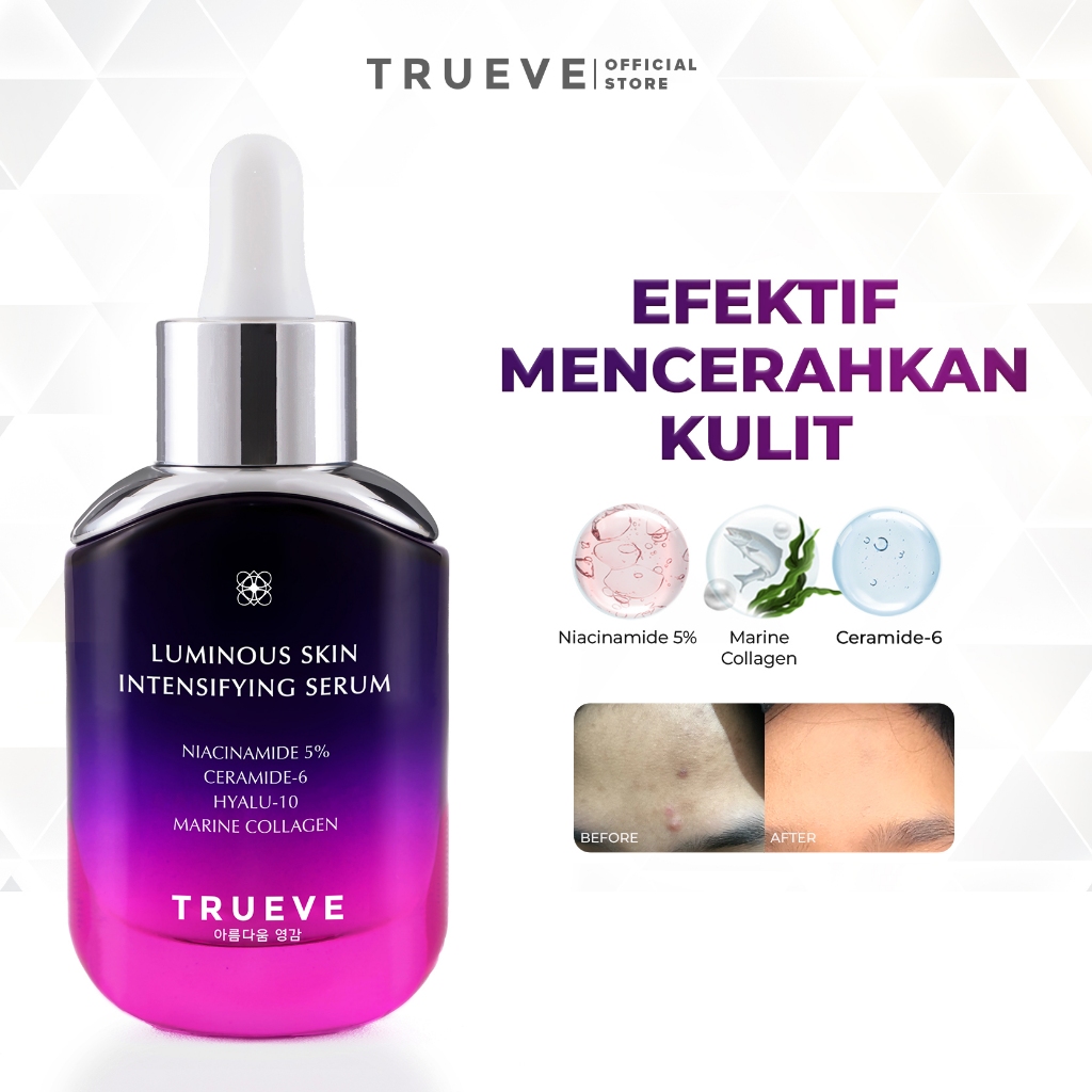Jual TRUEVE Luminous Skin Intensifying Serum (5% Niacinamide + 6X ...