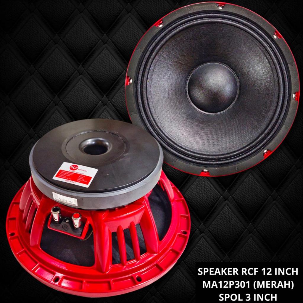 Jual Speaker RCF 12 Inch MA12P301 / Komponen 12" MA 12P301 Red Merah ...