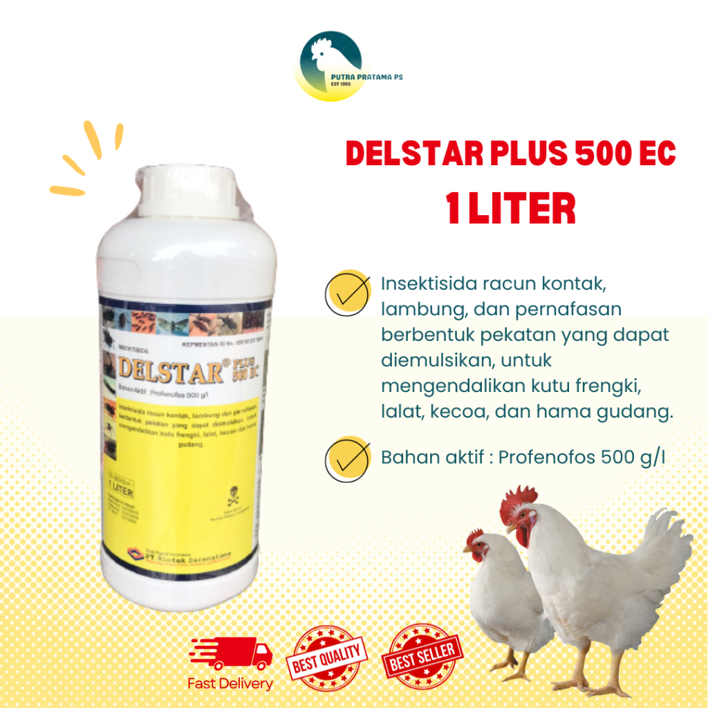 Jual DELSTAR PLUS 500ec 1liter - Mengatasi Hama Peternakan Biotek ...