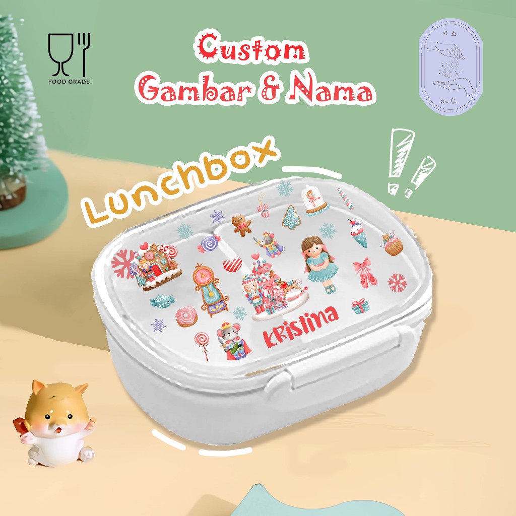Jual MISO CUSTOM KARAKTER EDITION NATAL-A Meal Box Lunch Box Tempat ...