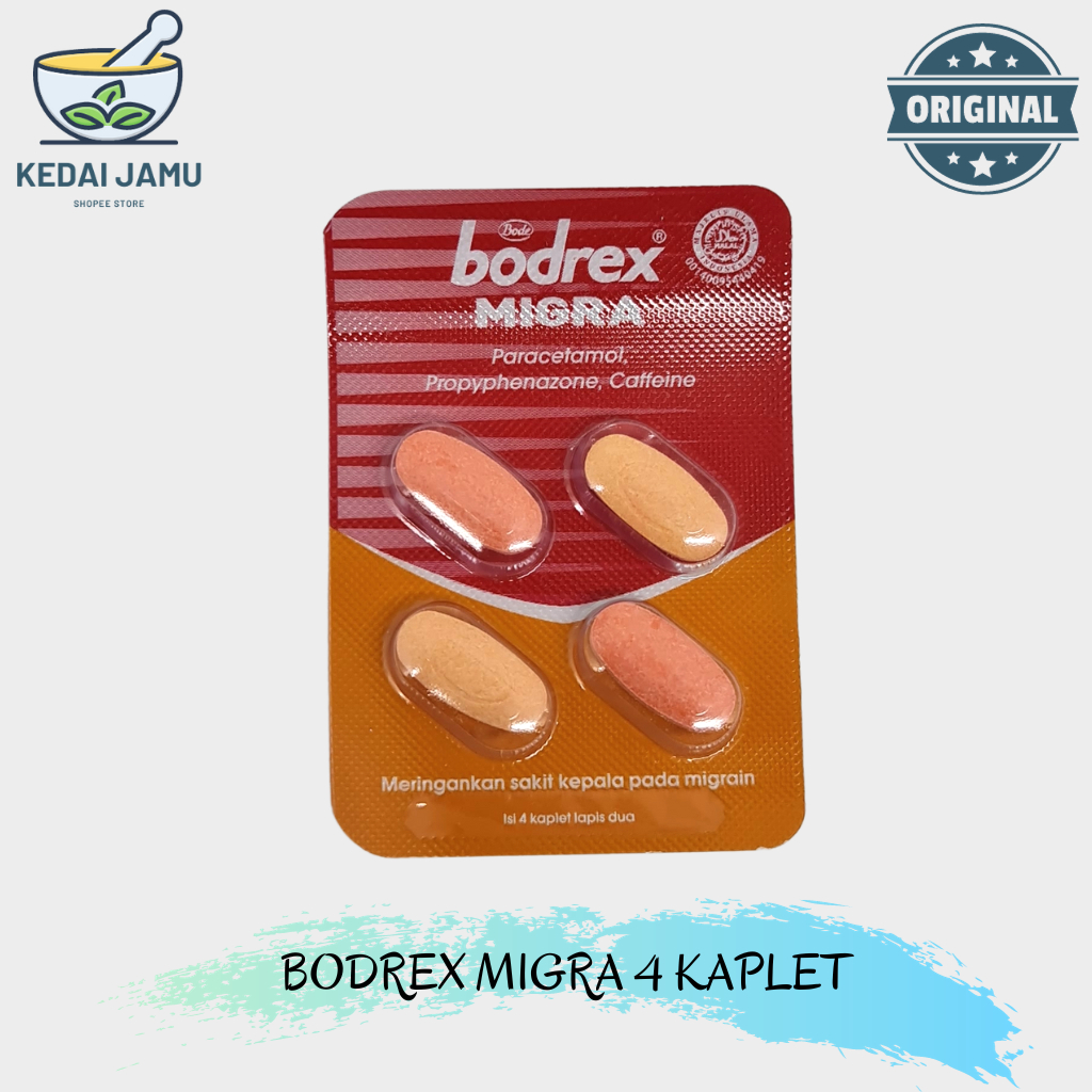 Jual Bodrex Migra Isi 4 Kaplet | Shopee Indonesia