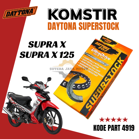 Jual KOMSTIR DAYTONA RACING SUPRA X/SUPRA X 125 ORIGINAL SUPERSTOCK ...