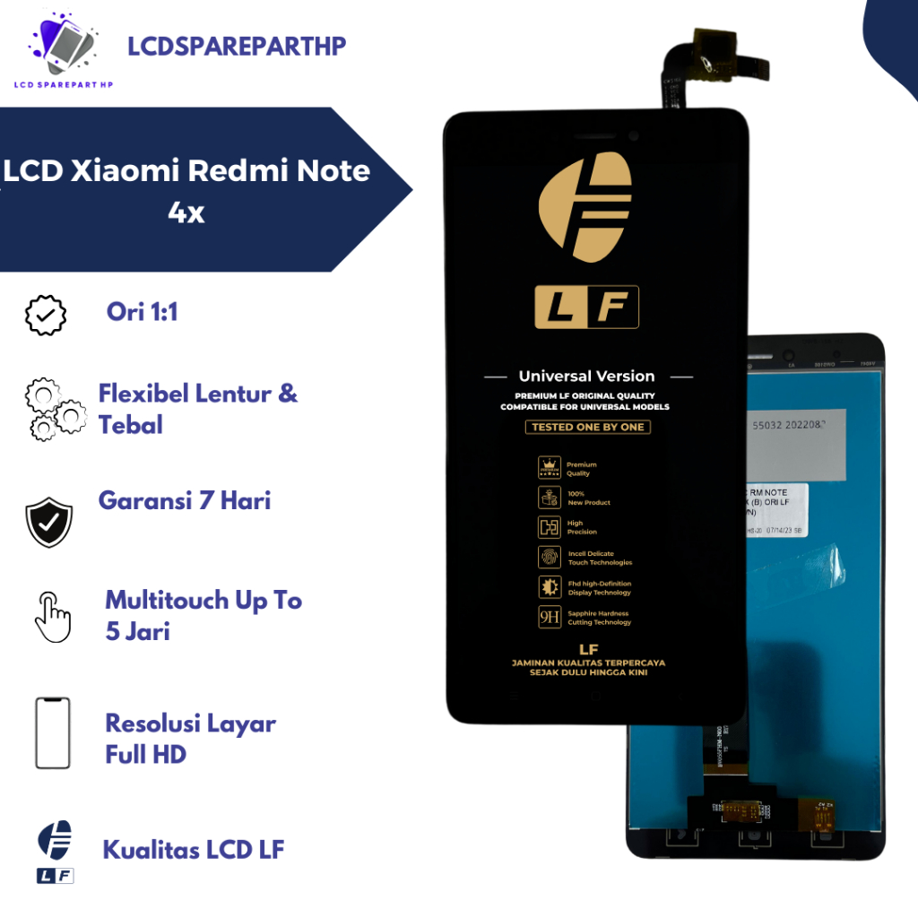 Jual LCD REDMI NOTE 4X PROCESSOR SNAPDRAGON FULLSET TOUCHSCREEN ...