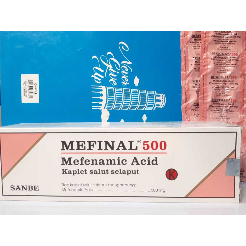 Jual MEFINAL 500mg TABLET (HARGA YANG TERTERA HARGA PER 1 KEPING ISI 10 ...