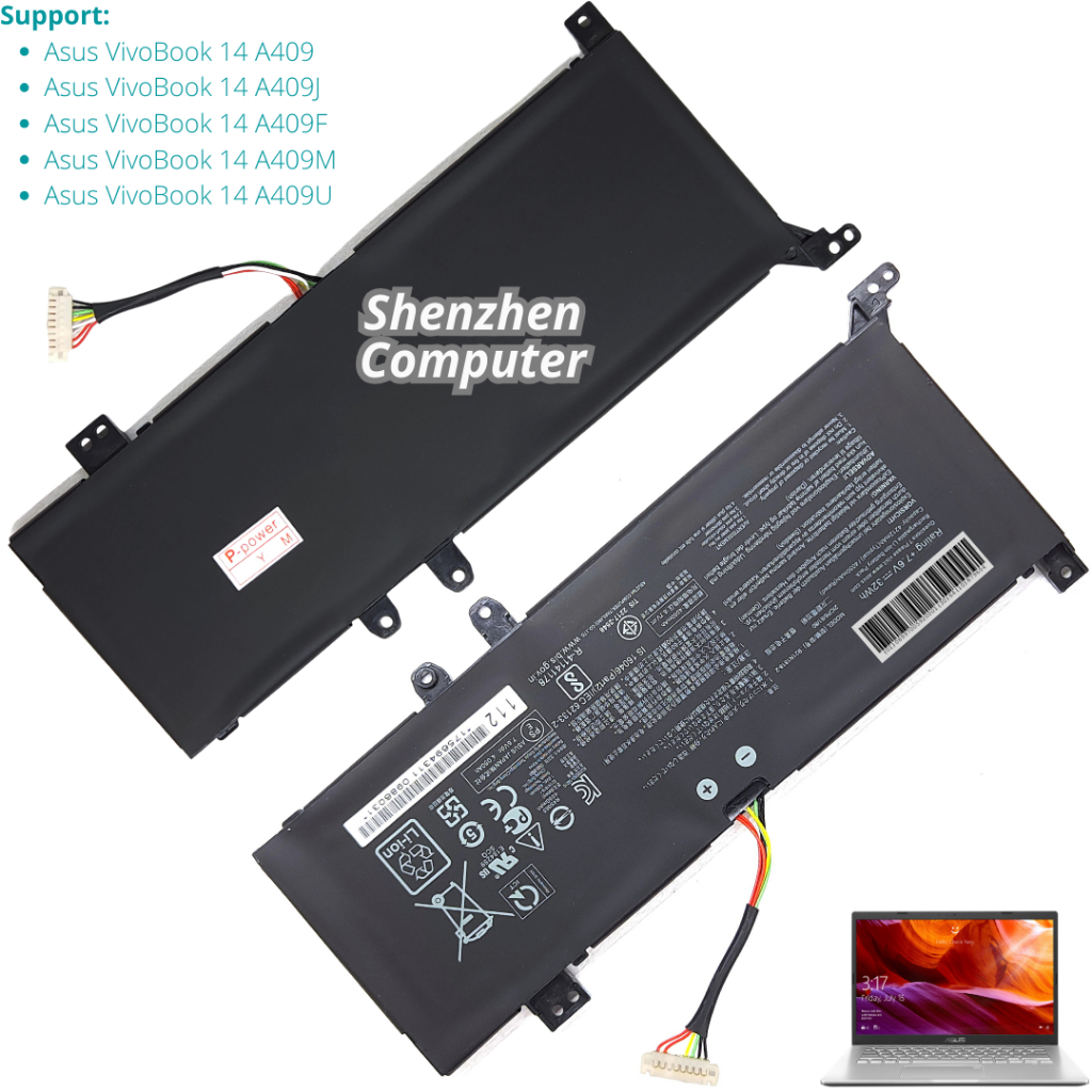 Jual Baterai Laptop Asus VivoBook 14 A409 A409J A409F A409M A409U battery | Shopee Indonesia