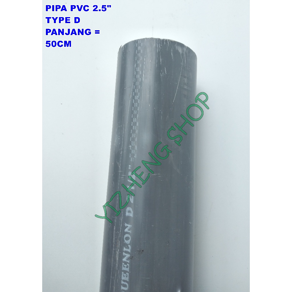 Jual PIPA PVC 2.5 INCH TYPE D (PANJANG 50cm) | Shopee Indonesia