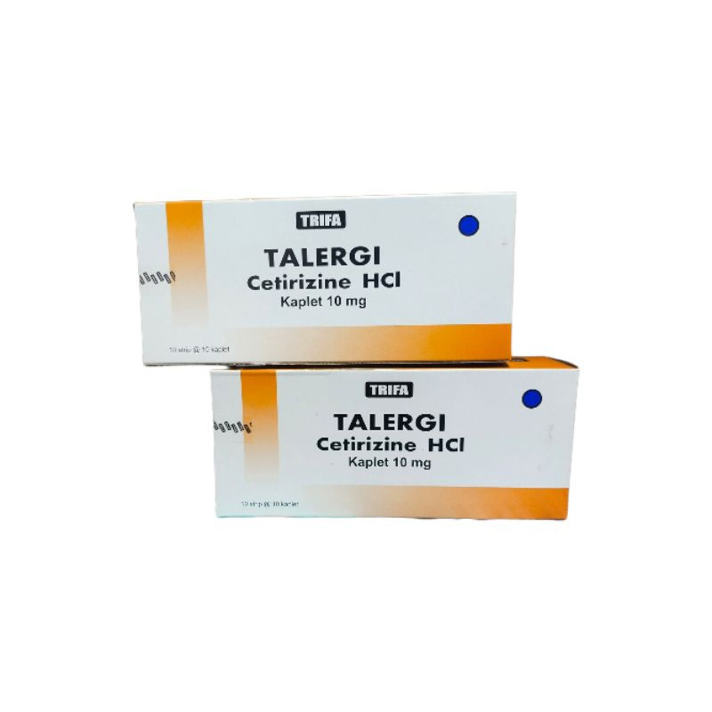 Jual Talergi 10 Mg Kaplet Trifa - Perbox isi 100 tablet - obat alergi ...