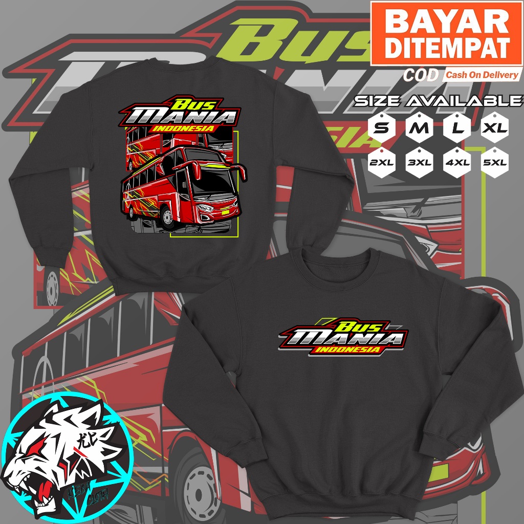 Jual Jaket Sweater Bus Mania Indonesia Big Size Jumbo Hoodie Driver Bus ...