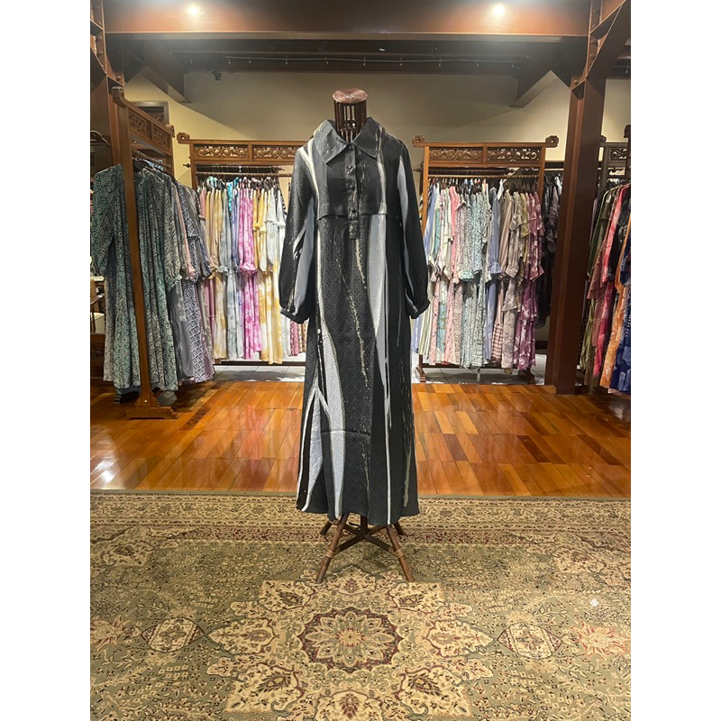 Jual Daisy Dress Batik Abstrak Gamis Maxi Abaya Jumputan By Dian ...