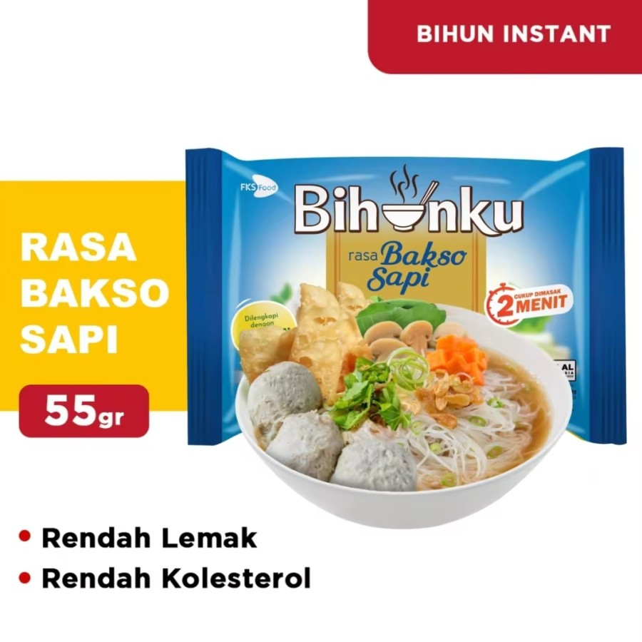 Jual Bihunku Rasa Bakso Sapi 55gr | Shopee Indonesia