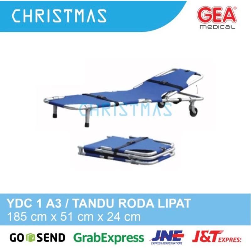 Jual Tandu Lipat Roda GEA / Folding Stretcher YDC 1 A3 / Tandu Darurat ...