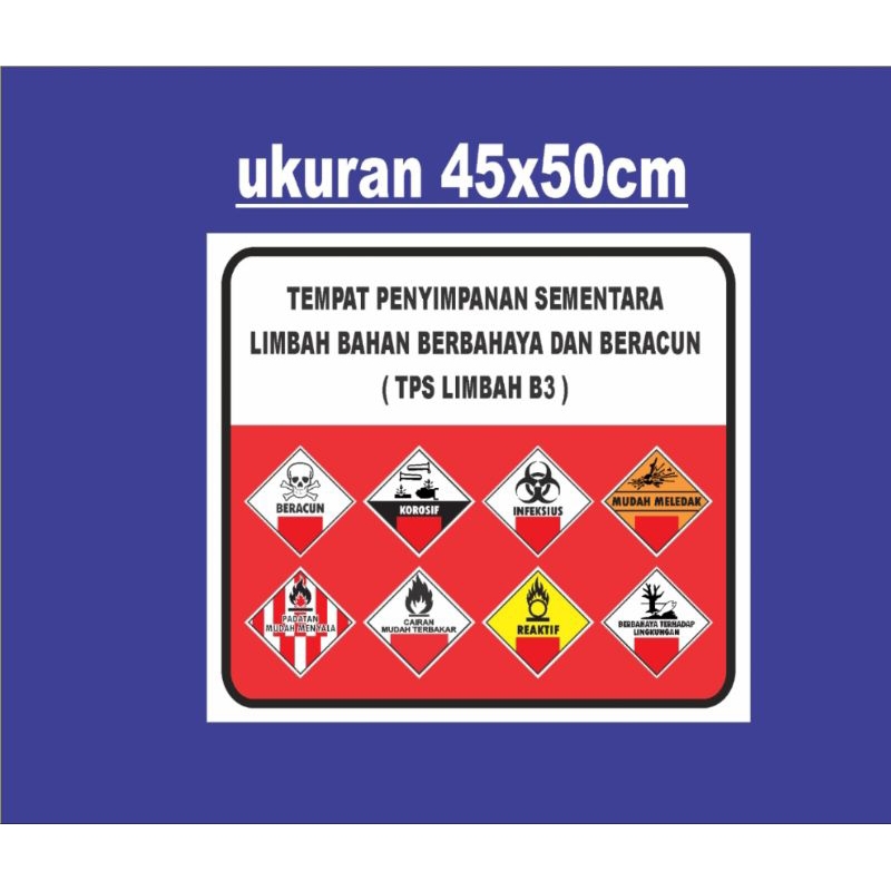 Jual stiker limbah B3 besar | Shopee Indonesia