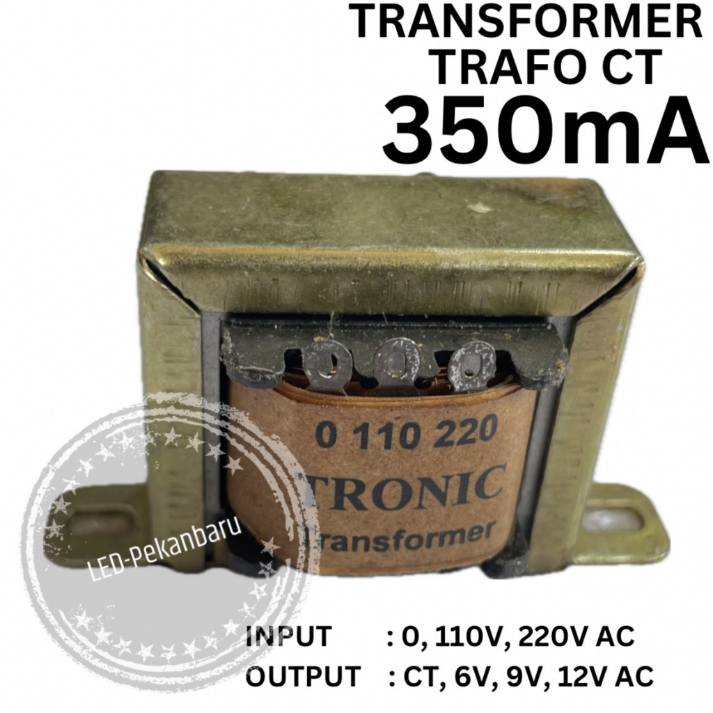 Jual TRAFO 350MA CT 6V 9V 12V 350 MA TRAVO TRONIC TRANSFORMER 6 9 12 VOLT V | Shopee Indonesia
