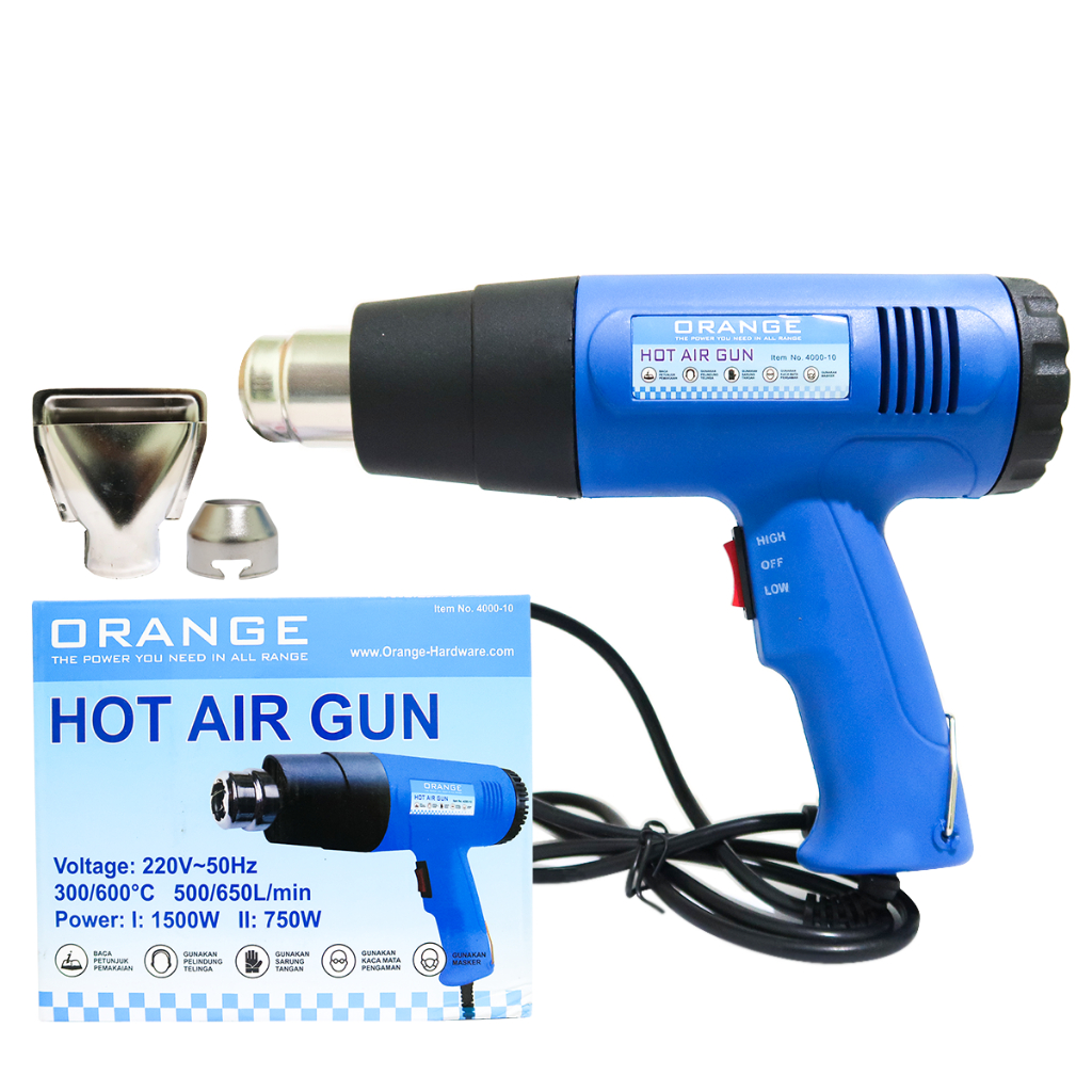 Jual Orange Heat Gun - Hot Air Gun - Pistol Pemanas Sablon - 750 Watt ...