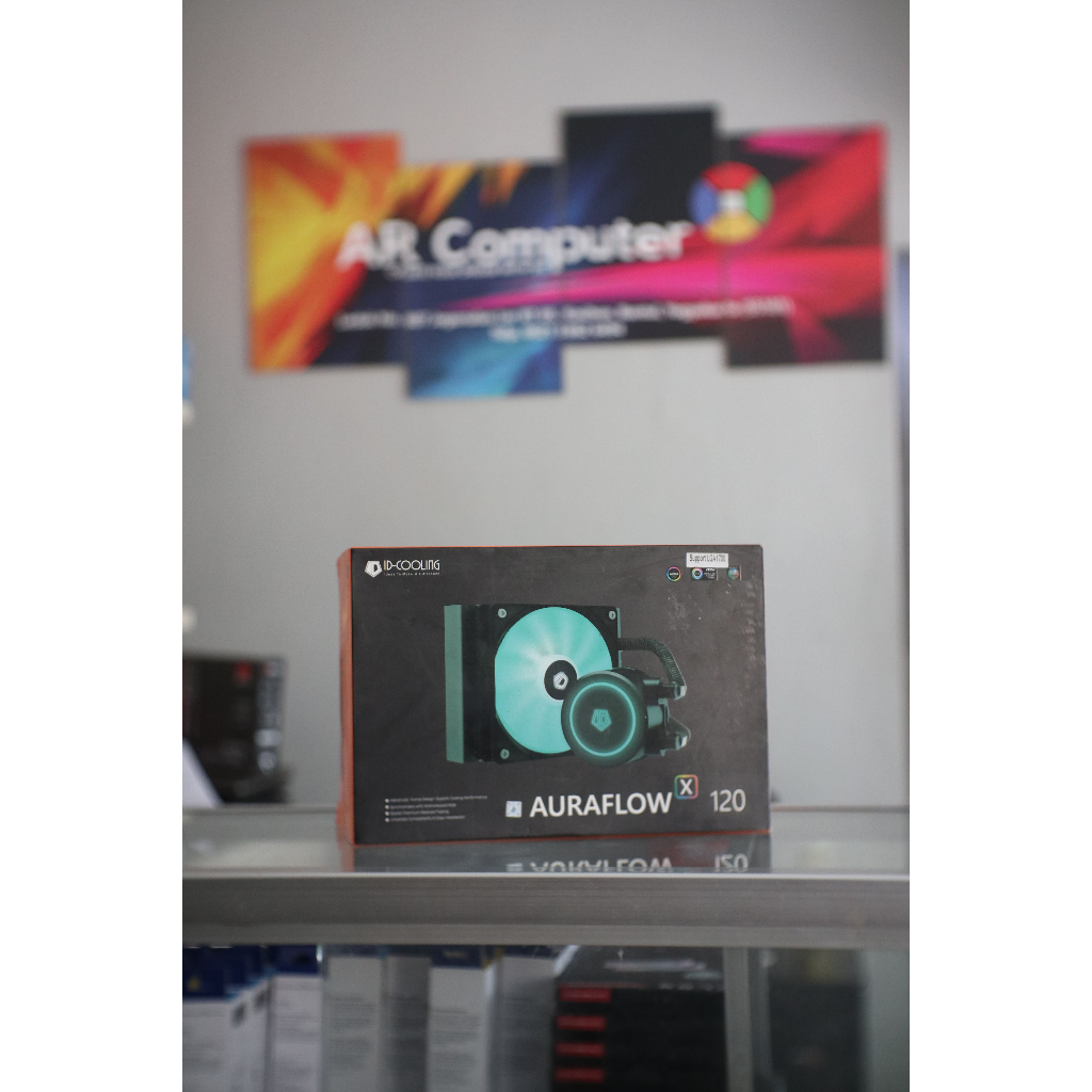 Jual ID-COOLING AURAFLOW X 120 RGB Sync AIO CPU Water Cooling | Shopee Indonesia