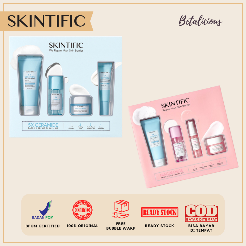 Jual Skintific 5X Ceramide Travel Kit / Skintific Niacinamide ... Jual Skintific 5X Ceramide Travel Kit / Skintific Niacinamide ...