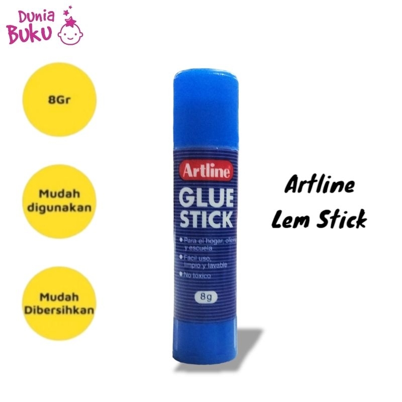 Jual ( Eceran / Pcs ) Lem Kertas Stick Kecil Artline / Glue Stick EG-8 ...