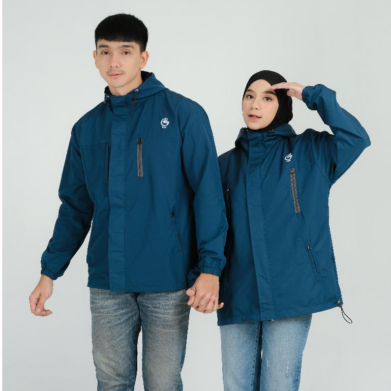 Jual Jaket Parasut Couple Anti Air Size Jumbo M L XL XXL Original FCF ...