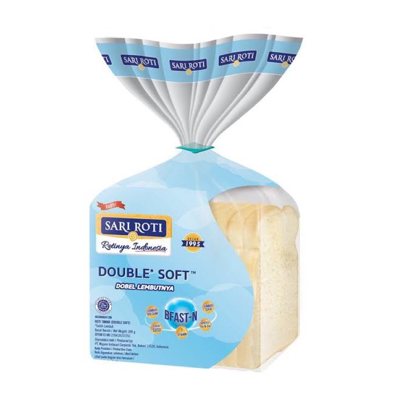 Jual Sari Roti Roti Tawar Double Soft 360gr | Shopee Indonesia