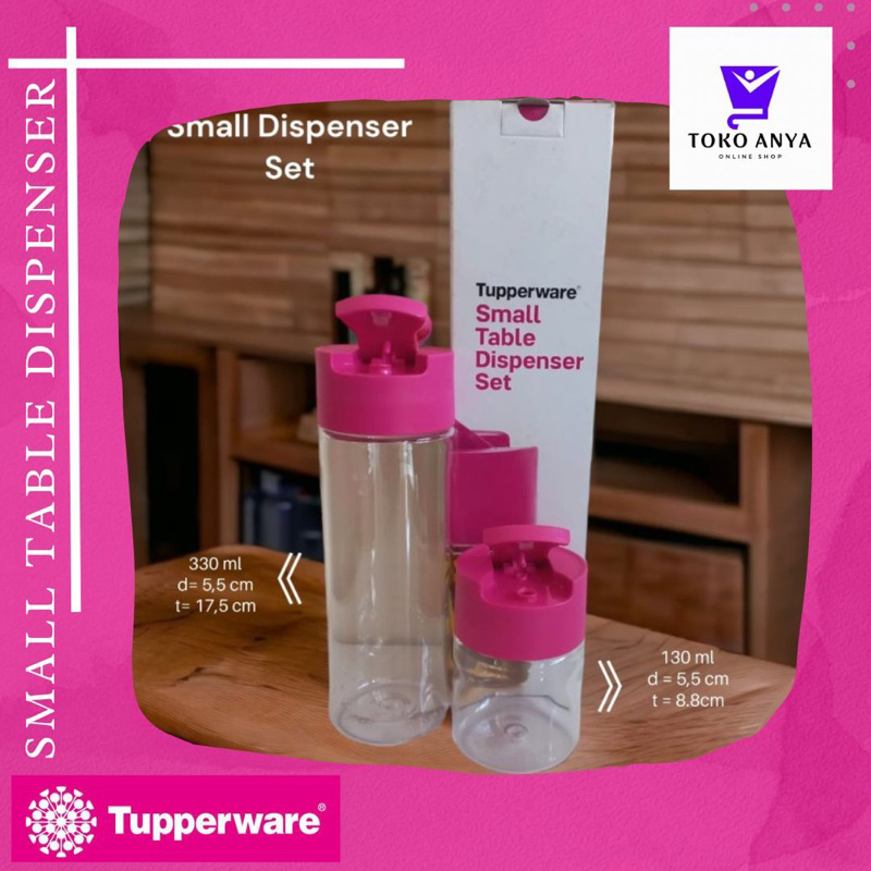 Jual SMALL TABLE DISPENSER TUPPERWARE / TEMPAT MINYAK TUPPERWARE ...