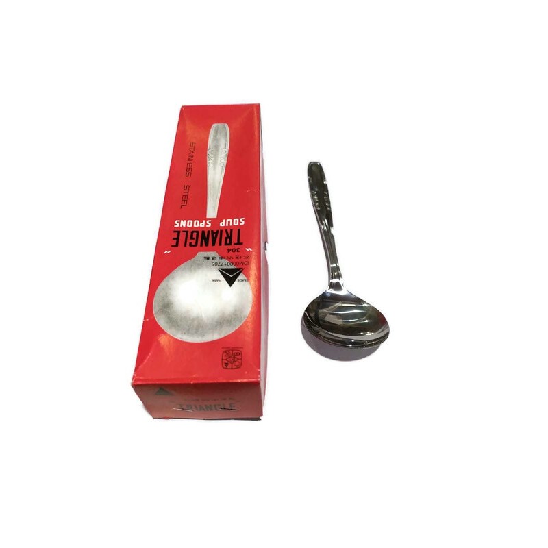 Jual PER DUS KEDAUNG KIG TRIANGLE 304 SOUP SPOON SENDOK SOP STAINLESS ...