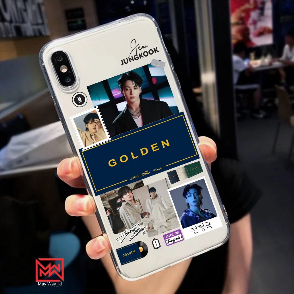 Jual [COD]CUSTOM CASE BTS JUNGKOOK GOLDEN UNTUK ALL TYPE HP (1BTS82 ...