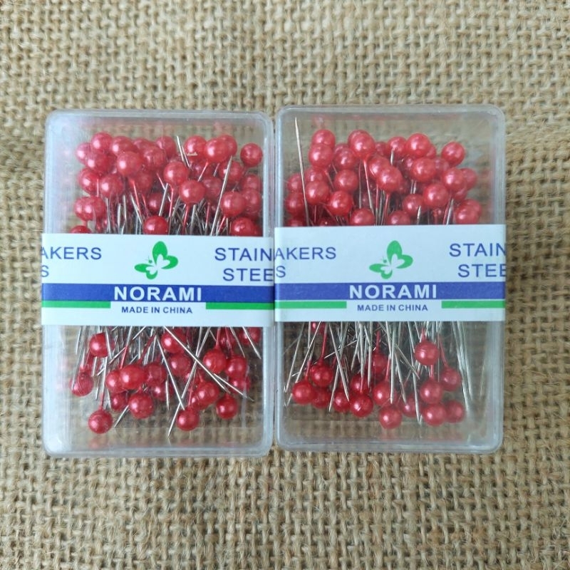Jual Jarum pentul Norami isi 100 PCS// Jarum Pentul premium Anti Karat ...