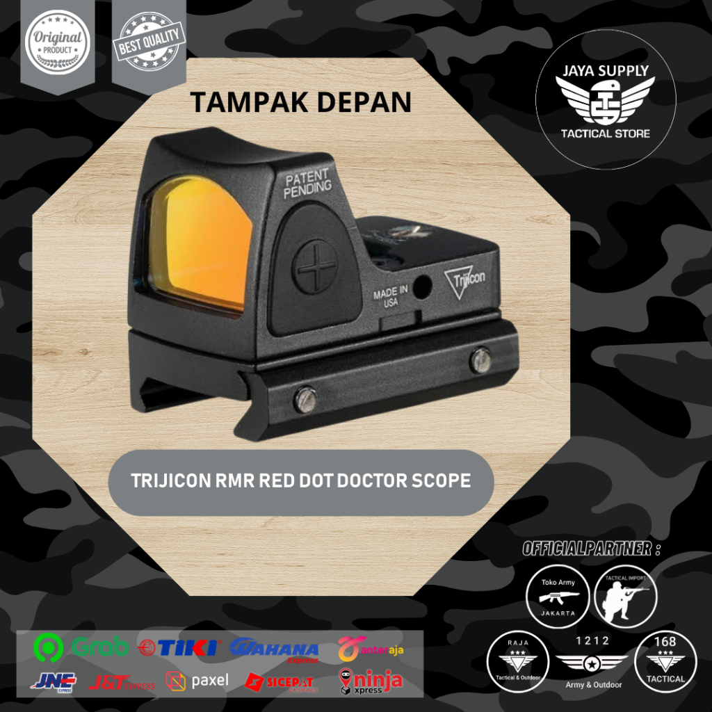 Jual Trijicon RMR Red Dot Doctor VISM Holo Scope Refect Sight | Shopee ...
